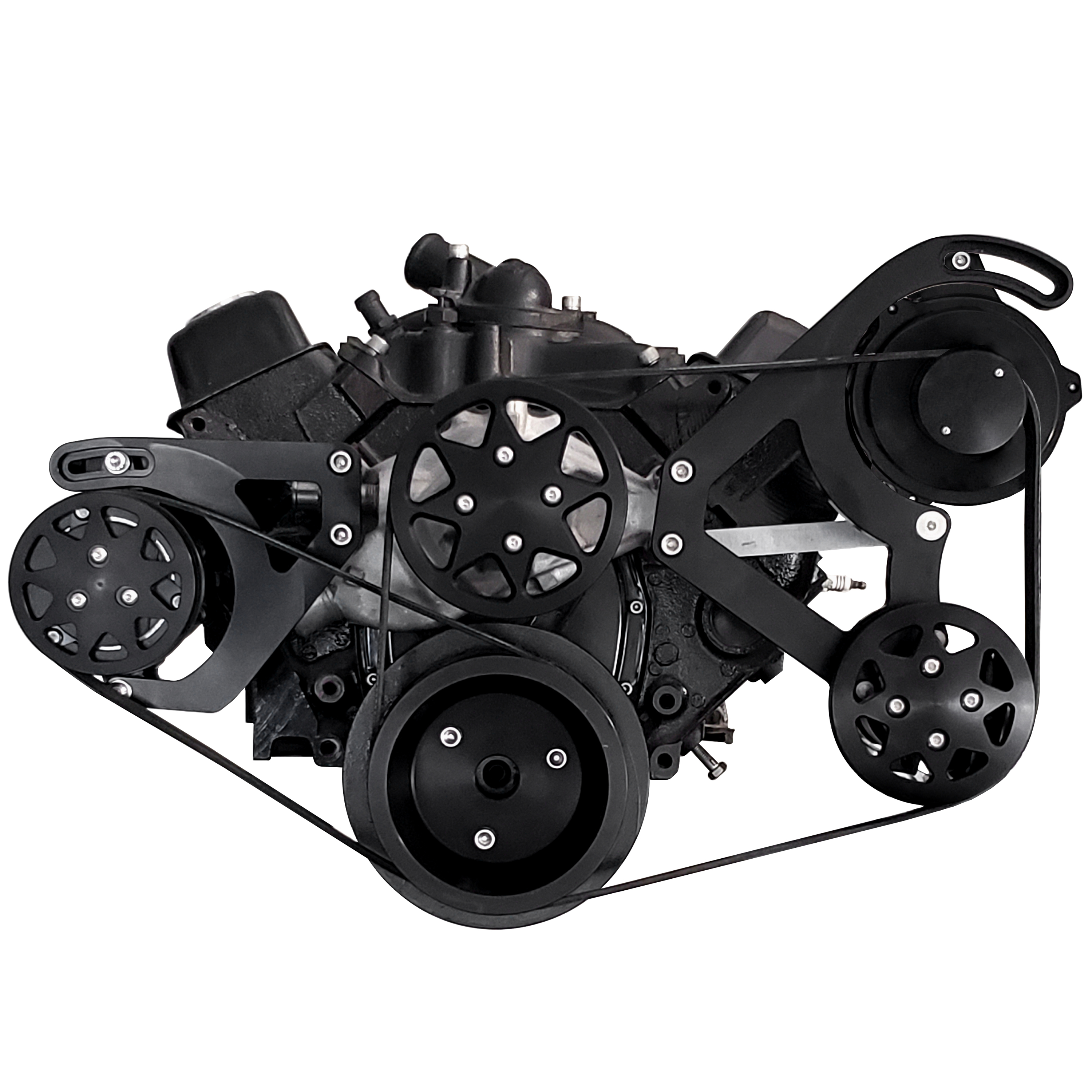 Chevy small block serpentine conversion kit store